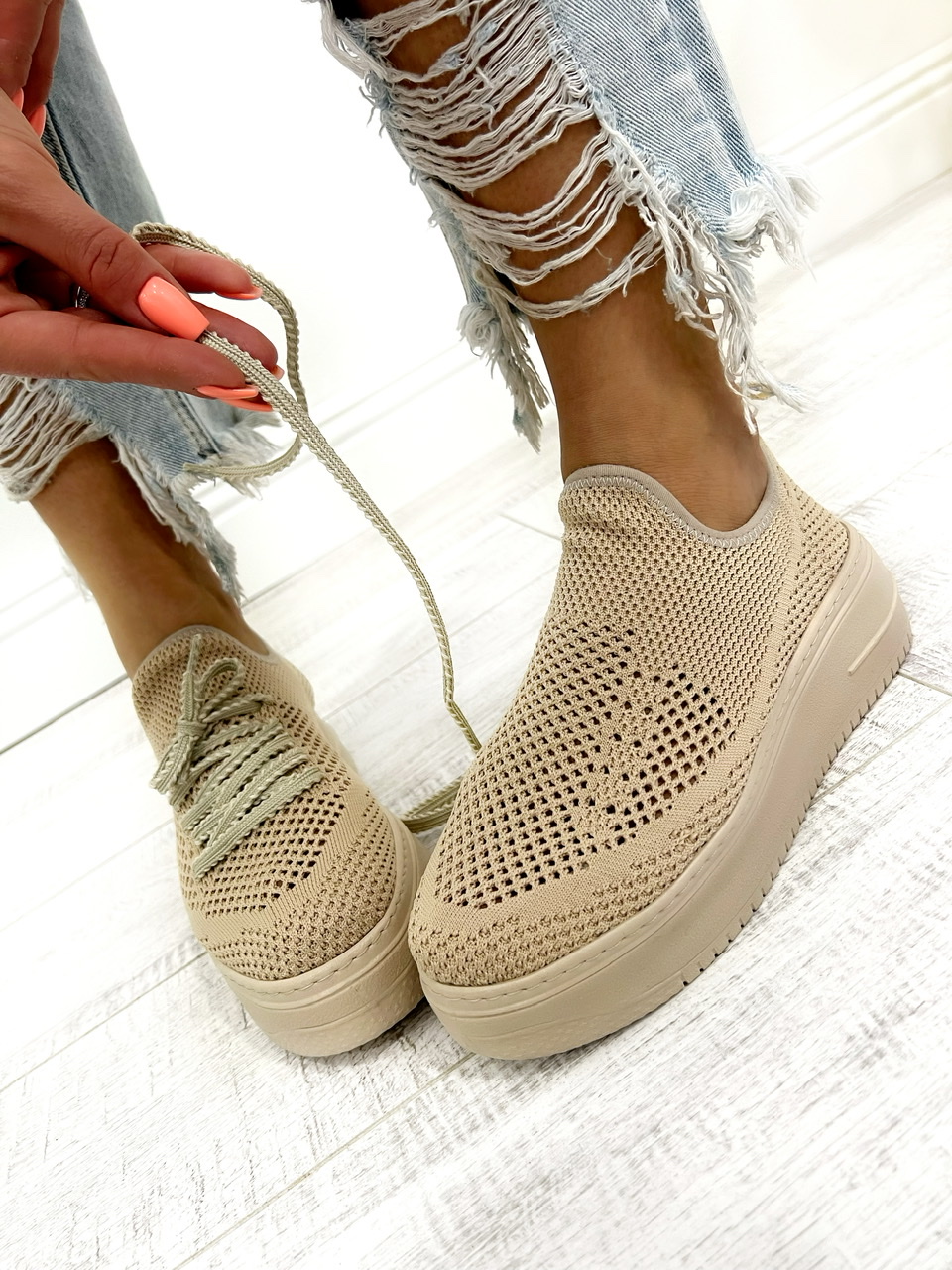 Plitke patike sa nižom platformom - Ženska obuća HOP HOP SHOP: Ženske ...