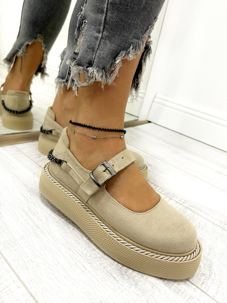 Plitke cipele sa nižom platformom - Ženska obuća HOP HOP SHOP: Ženske ...