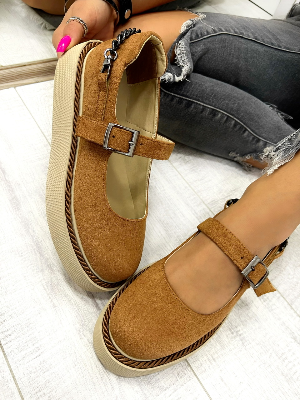 Plitke cipele sa nižom platformom - Ženska obuća HOP HOP SHOP: Ženske ...