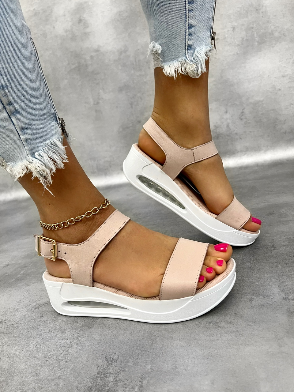 Sandale sa nižom platformom - Ženska obuća HOP HOP SHOP: Ženske cipele ...