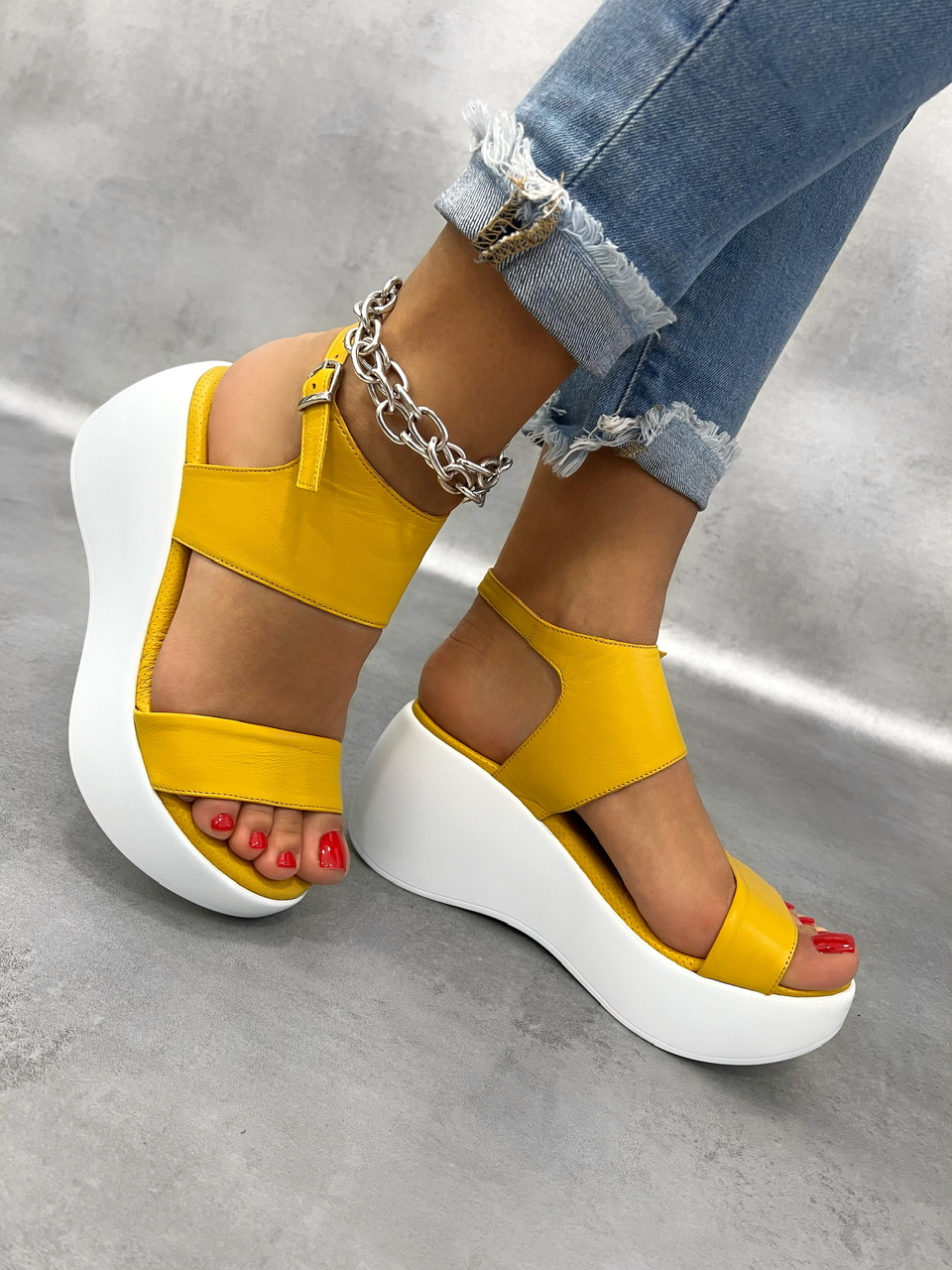 Sandale sa nižom platformom - Ženska obuća HOP HOP SHOP: Ženske cipele ...