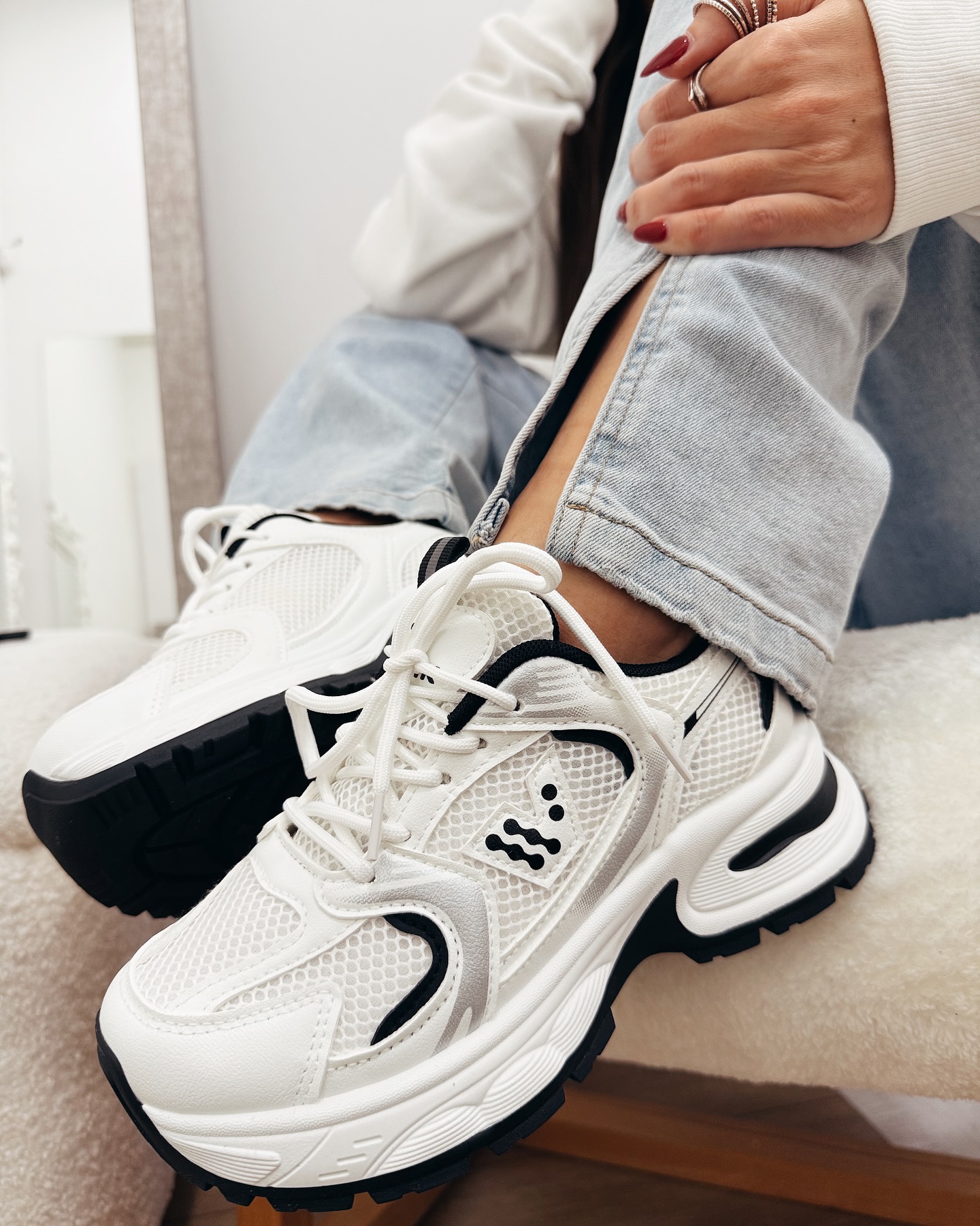 Low Top Sneakers platform - Women footwear HOP HOP SHOP: Women's shoes ...